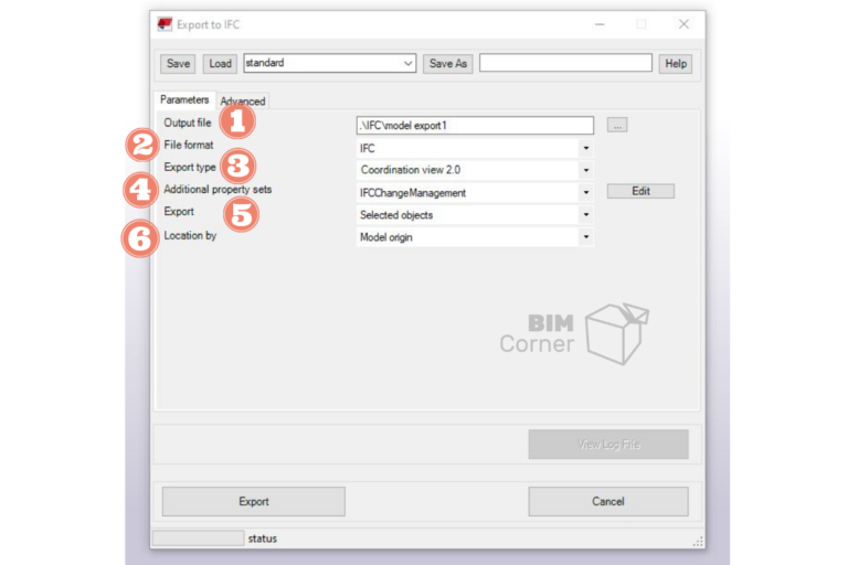 Export a Tekla Structures model to an IFC file – Bim Corner