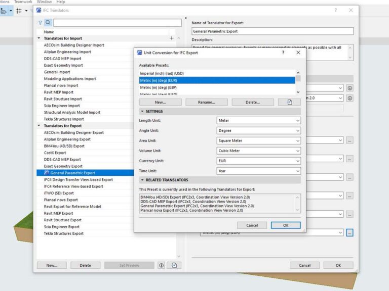 Exporting IFC from Archicad – Bim Corner