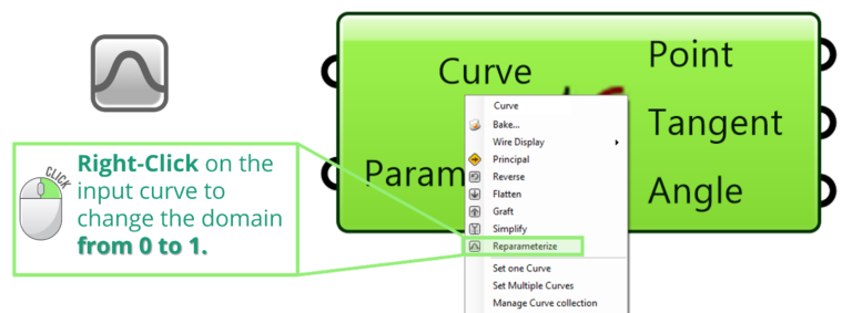 Understanding parametric curves in Grasshopper: Curve parameters and ...