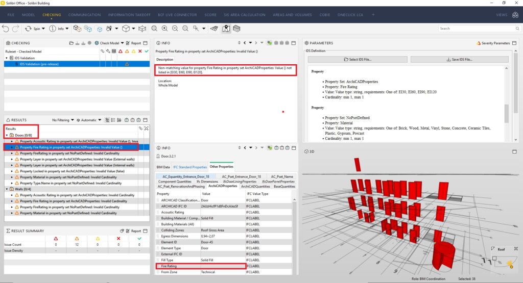 Model validation as a key step in the BIM workflow